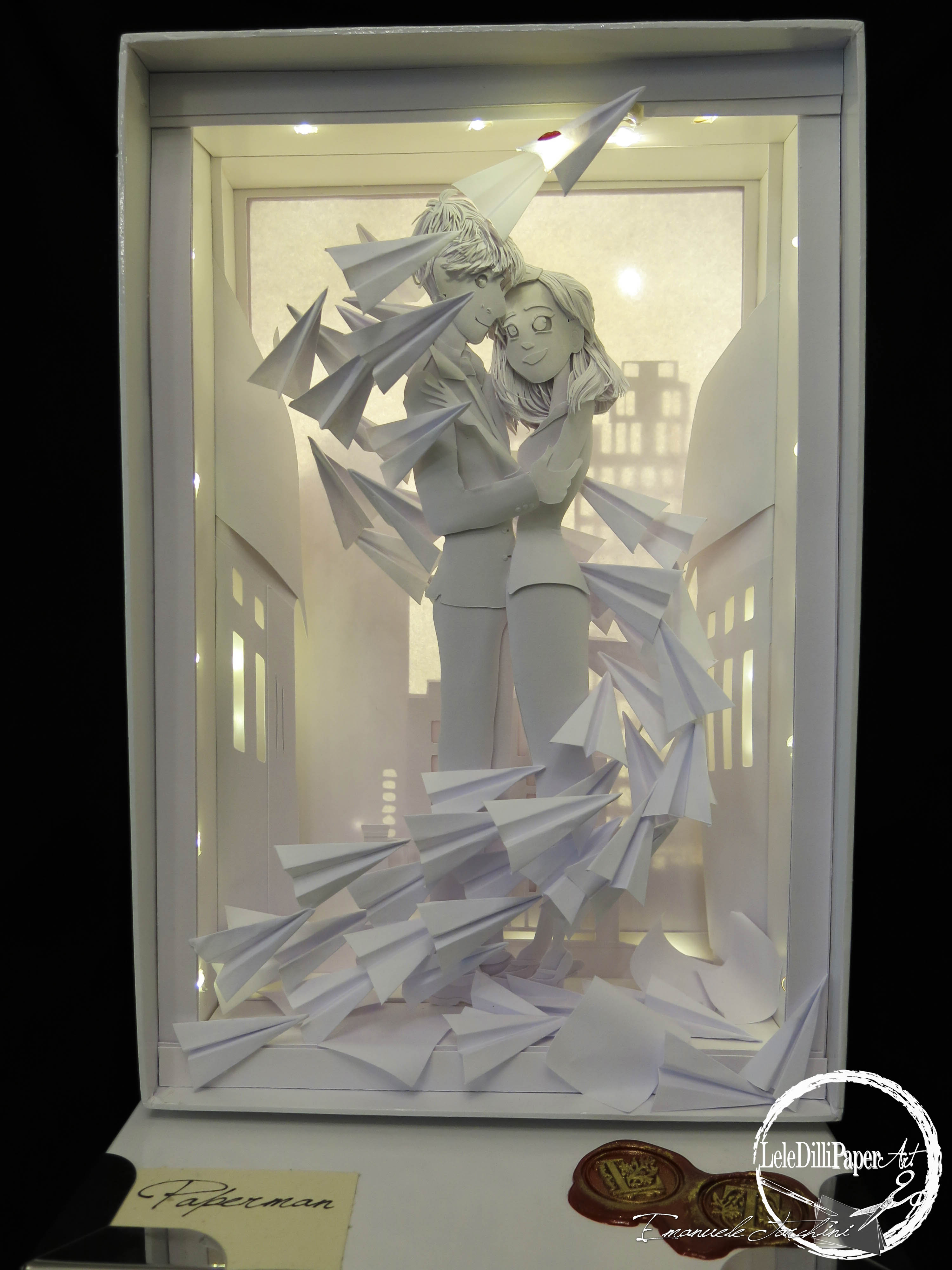 “PAPERMAN” character art Disney Pixar – L'ARTE DELLA CARTA